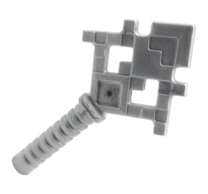 LEGO Minecraft weapon / lightning rod - flat silver - Extra Extra Bricks