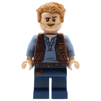 LEGO Jurassic World Minifigure - Owen Grady dinosaur trainer - Extra ...