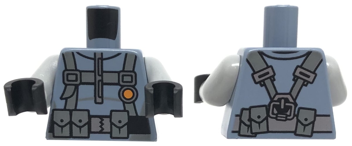 LEGO minifigure torso - scuba / diver suit - Extra Extra Bricks