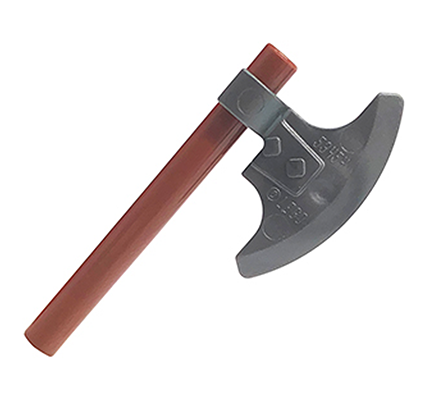 LEGO axe - pearl dark gray - Extra Extra Bricks