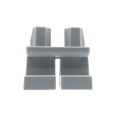 LEGO minifigure short legs - light bluish gray pants - Extra Extra Bricks