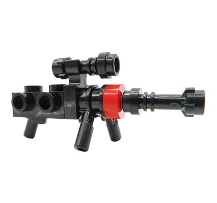 Sniper rifle with bipod - made of LEGO parts - Extra Extra Bricks