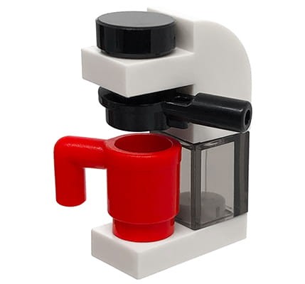 Coffee maker / machine with cup - model made of LEGO parts - Extra ...