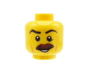 Make your own LEGO minifigure - LEGO Minifig Heads male, yellow