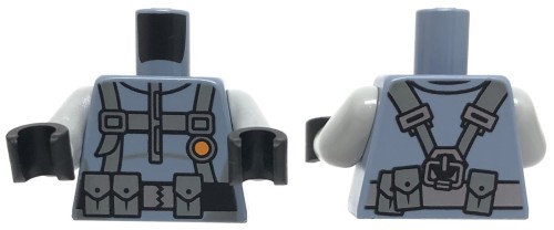 LEGO minifigure torso - scuba / diver suit - Extra Extra Bricks