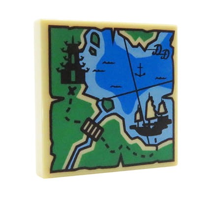 LEGO Ninjago treasure map - Extra Extra Bricks