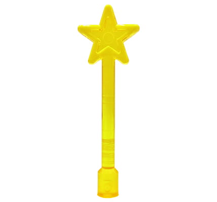 LEGO magic wand - trans-yellow - Extra Extra Bricks