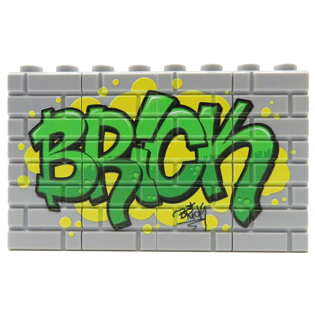 Graffiti Brick (zielone) – customowy nadruk na klockach LEGO® - Extra ...