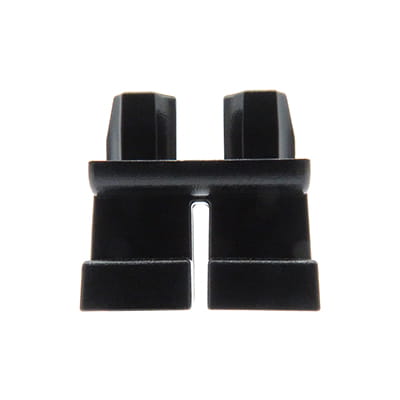 LEGO minifigure short legs - black pants - Extra Extra Bricks