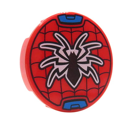 LEGO Spider-Man - round tile 2x2 - Extra Extra Bricks