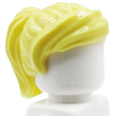 Lego Minifigure Hair Female Blonde Ponytail Extra Extra Bricks