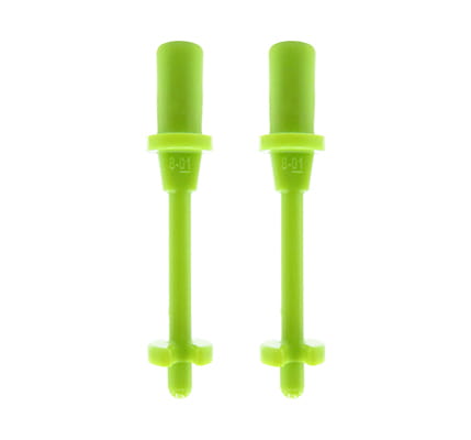 LEGO ski / nordic walking poles - lime (pair) - Extra Extra Bricks